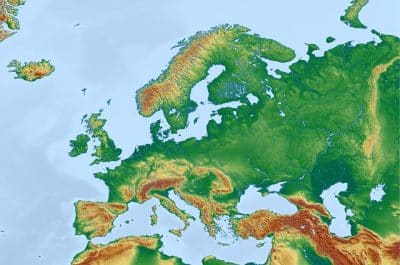 Mapa físico - Qué es, elementos, definición y concepto